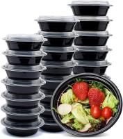 China Reusable Disposable Plastic Food Containers Dishwasher Safe Takeaway Box Microwave for sale