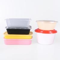 China Clear PP Disposable Plastic Food Containers Reusable And Microwaveable for sale