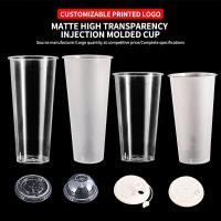 China Disposable PP Injection Plastic Cup Crystal Clarity And 120°c Heat Resistance‌ for sale