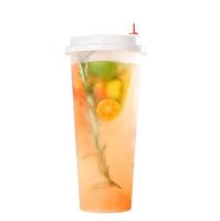 China Disposable Durable PP Plastic Cups Eco Friendly Plastic Bubble Tea Cups For Takeaway for sale