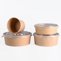 China Portable Durable Cardboard Food Containers Paper Food Storage Containers for sale