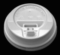 China 76mm 80mm Disposable Cup Lids PS For Juice Tea OEM ODM Service for sale