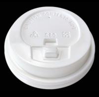 China 76mm 80mm Disposable Cup Lids PS For Juice Tea OEM ODM Service for sale