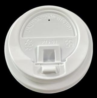 China Portable Durable PP PET Cup Lid For Hot Drink Paper Beverage Cups for sale