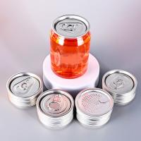 China Eco Friendly 330ml Clear PET Beverage Containers With Pull Ring Cap For Juices Tea for sale