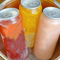 China 350ml 650ml PET Plastic Beverage Bottles With Aluminum Pull Ring For Cold Brew Coffee Tea for sale