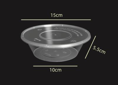 China UV Coating Disposable Plastic Food Containers Microwave And Freezer Safe Box for sale