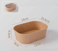 China Professional Versatile Kraft Takeaway Containers For Convenient Storage for sale
