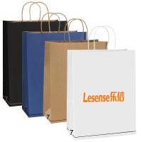 China Luxury Brown Kraft Paper Bags Valentine's Day Limited Edition Custom Gift Bags with logo Hard Takeout Coffee Bag for Party Favor for sale
