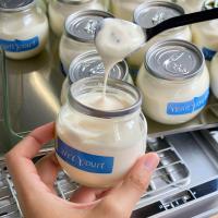 China Wholesale Custom Logo Disposable Food Grade PET Canned Plastic Jars with Easy Open Lid Dessert and Cake Juice Cans for Beverage for sale