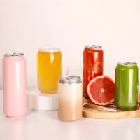 China Hot 330ml PET Plastic Juice Bottles with Aluminum Pop Can Caps Disposable Leak-proof Clear Bottles for Juice Smoothies Coffee for sale