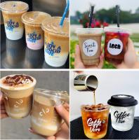 China Customized PET Material 12-ounce U-shaped Coffee Cups Clear Disposable Boba Milktea Bubble Tea Plastic Cup with Lids for sale