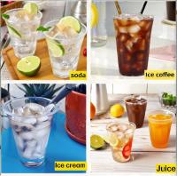 China Newly Clear Compostable 1oz/4oz/5oz/6oz/8oz Plastic Pet Bubble Tea Boba Beverage Coffee Cups Transparent Plastic Cups with Lids for sale