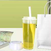 China Fashion New Triangle Shaped Disposable Clear 500ml 700ml PP Cold Drink Bubble Milk Tea Boba Disposable Plastic Cups with Logo for sale