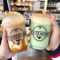 China Custom 500ml U Shape PET Plastic Cups Disposable Cold Drink Boba Tea Coffee Cups Lids Hot Sale Logo Printed U Shape Plastic Cups for sale