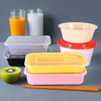 China Customized ODM/OEM Plastic Box Takeaway Lunch Bento Box Plastic Microwave Disposable Plastic Food Storage Containers with Lids for sale