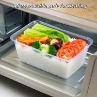 China Customized ODM/OEM Plastic Box Takeaway Lunch Bento Box Plastic Microwave Disposable Plastic Food Storage Containers with Lids for sale