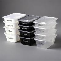 China Customized ODM/OEM Plastic Box Takeaway Lunch Bento Box Plastic Microwave Disposable Plastic Food Storage Containers with Lids for sale
