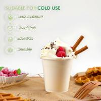 China Custom White Cold Drink Paper Cup 4/8/10/12/16oz Takeaway with Logo Disposable Single Wall Paper Cups for sale