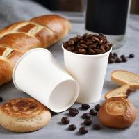 China Custom White Cold Drink Paper Cup 4/8/10/12/16oz Takeaway with Logo Disposable Single Wall Paper Cups for sale