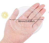 China 98mm Clear 16 oz Cups Disposable Plastic Transparent Cup Lids for Coffee Milkshake Ice Cream for sale