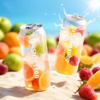 China 250ml 330ml 375ml 500ml Transparent PET Cans Full Open Lids Beverages Cola Coffee Soda Cream Can for sale