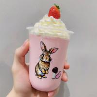 China Factory Custom Printing logo Disposable Plastic Cups Soft clear Bubble Boba Tea Plastic Cup with Lid for sale