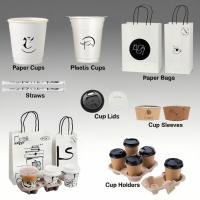 China Custom Logo White PLA Paper Cup 4oz 8oz 10oz 12oz 14oz 16oz 20oz 22oz Biological Kraft Paper Coffee Cups for sale