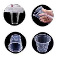 China OEM/ODM Gobelet Bubble Tea Plastic Cup 16oz 32oz  Heat and Cold Drink Milk Tea Hard PP Cup with Lid for sale