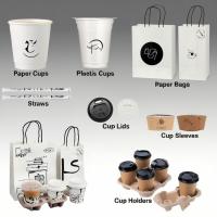 China Custom Disposable Cups 12 14 16 20 22oz Hot Cups Gold Silver Foil Stamping Take Away Cups with logo for sale