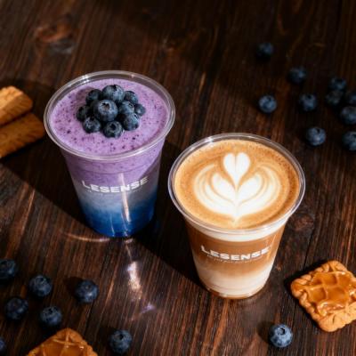 China Disposable PET Iced Coffee Cup Custom logo 500ml 16oz Juice Smoothie Cold Drink Plastic Cups for sale