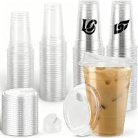 China Multi-size PET Cups Wholesale 16oz Transparent Milk Tea & Coffee Cold Drink to Go Plastic Cups for sale