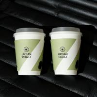China Custom Printed Biodegradable Recyclable 16oz Single Wall Disposable Takeaway Kraft Paper Cups for sale
