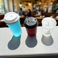 China Custom Logo Fat Plastic Cup 16oz Milk Tea Ice Coffee Hard PP Matte Coffee Plastic Stubby Cup for sale