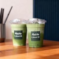China 10oz 12oz 14oz 16oz Clear Matcha Latte Ice Coffee Takeaway PET Plastic Cups With Lids for sale
