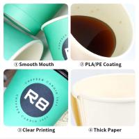 China Eco Friendly Coffee Single Wall Paper Cups For Vending Cup Machine for sale