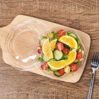China Disposable Clear PET Takeout Fruits Acai Salad Bowls with Lids for sale