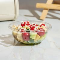 China Disposable Clear PET Takeout Fruits Acai Salad Bowls with Lids for sale