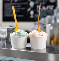 China Customisable Eco-friendly Ice Cream Paper Cup Bowls with Lids in Sizes 2.5OZ to 32OZ for sale