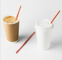 China Customized Biodegradable Disposable Paper Straws for Eco-Friendly Beverage Brands for sale