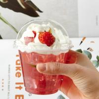 China High-Clarity PET 7oz & 9oz Crystal Clear Dessert Cups for Ice Cream, Yogurt & Mini Cakes for sale