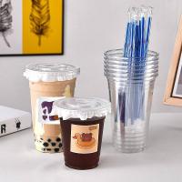 China China Manufacturers factory Wholesale Price Plastic Cup 16Oz Take Away Coffee PET Cups for sale