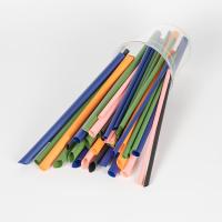 China OEM factory Colorful Compostable Individually Wrapped packing Disposable PLA Straws for sale