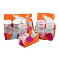 China Customized Hot Drink Cup Takeaway Cardboard Carrier Paper Holder Tray With Handle for sale