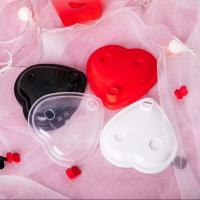 China Custom 16 oz 24 oz Heart Shaped Hard Injection Cup with Lid for Cold Drinking for sale