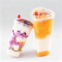 China Custom 16 oz 24 oz Heart Shaped Hard Injection Cup with Lid for Cold Drinking for sale