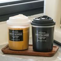 China Logo Printed Plastic Fat 700ml Hard PP Milk Tea Boba Tea Cups With Lids for sale