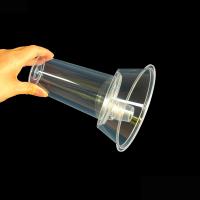 China Creative 500ml 700ml Eat and Drink pp Snack plastic cup with bowl for sale