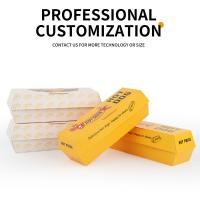 China Food Grade Packaging Kraft Paper Boxes Food Sandwich Container Hot Dog Box for sale