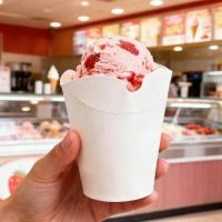 China Disposable Single Wall Custom Logo Paper Ice Cream Cup – MC Flurry Style Cups for sale